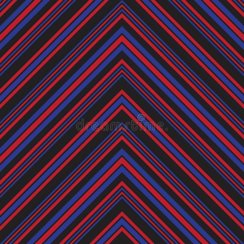Red and Blue Chevron Diagonal Stripes Seamless Pattern Background Stock ...