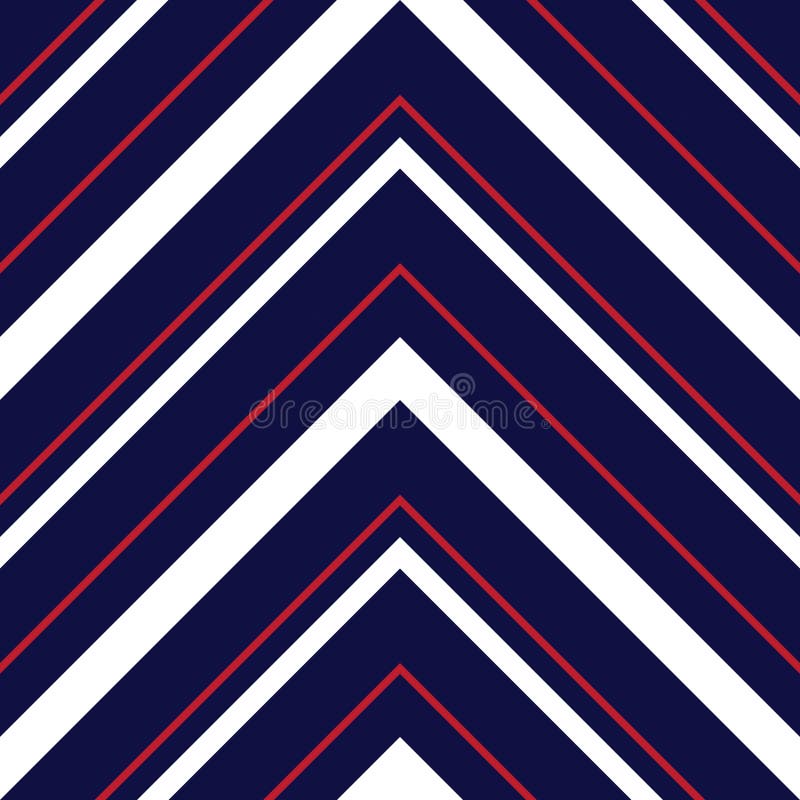 Red and Blue Chevron Diagonal Stripes Seamless Pattern Background Stock ...