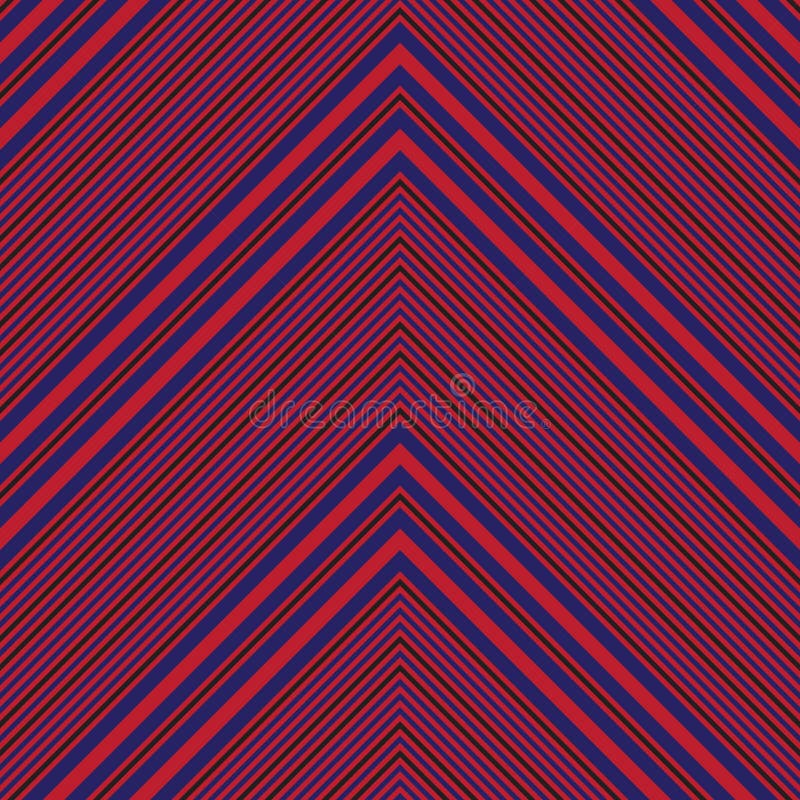 Red and Blue Chevron Diagonal Stripes Seamless Pattern Background Stock ...