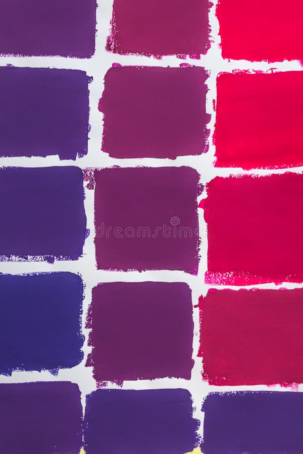 Red blue Color chart stock illustration. Illustration of decorating ...