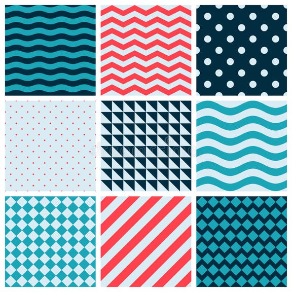 Vector Wave Geometric Seamless Stock Illustrations – 88,408 Vector Wave ...