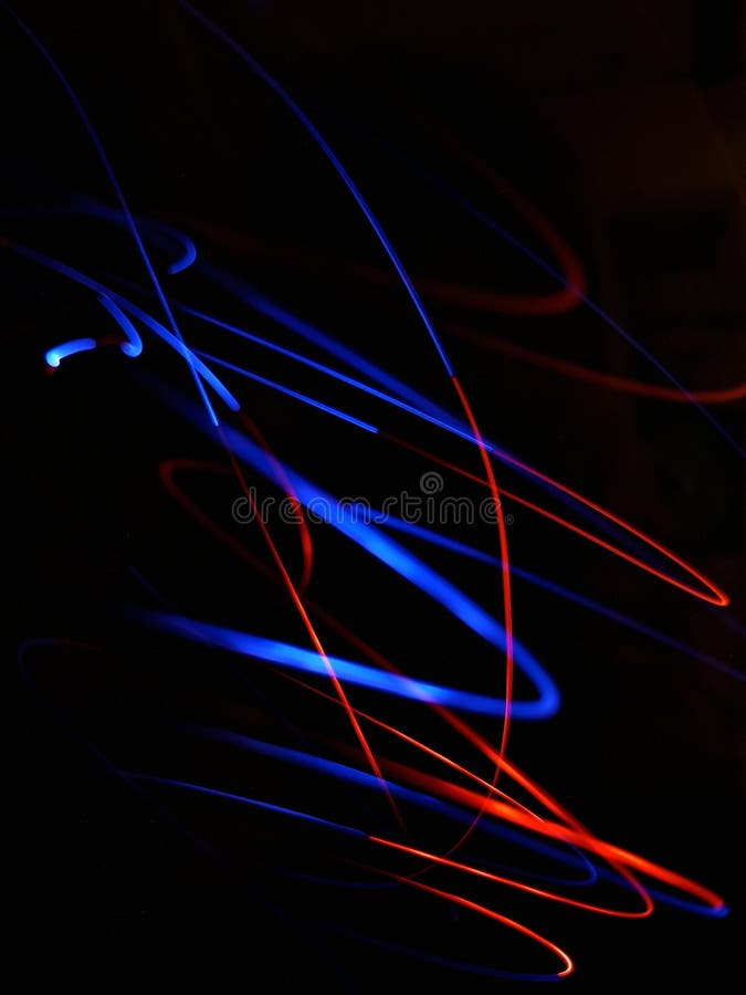 Red and Blue Colour Light Drawing Stock Photo - Image of geometric ...