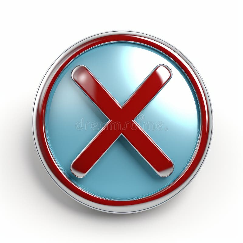 A Red and Blue Cross Icon on a White Background Stock Illustration ...