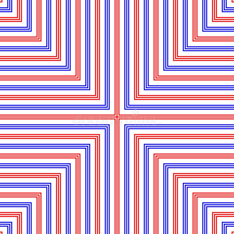 Red and Blue Cross Lines Fabric Pattern on White Background Vector ...