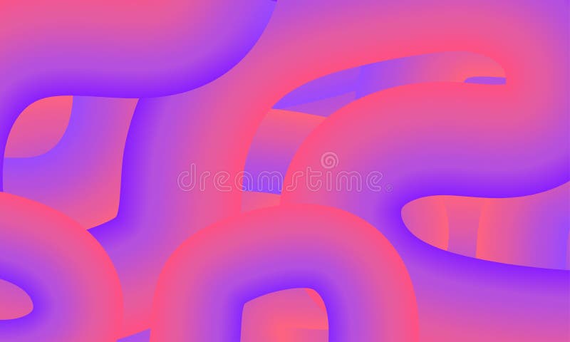 Red and Blue Curve Lines for a Background Stock Illustration ...