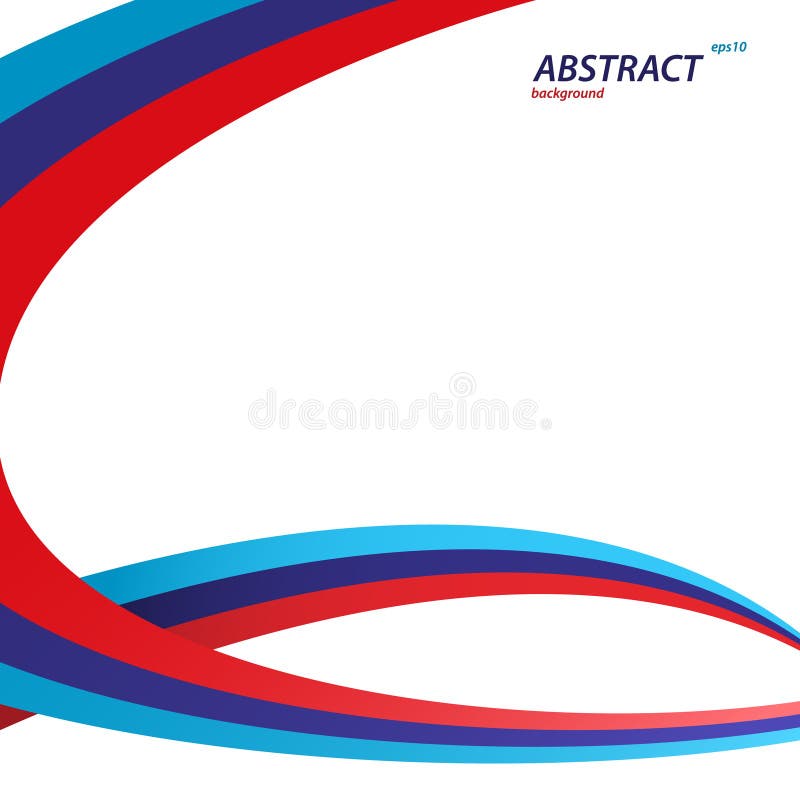 Red, Blue and Dark Blue Color Swirl Concept. Stock Vector ...