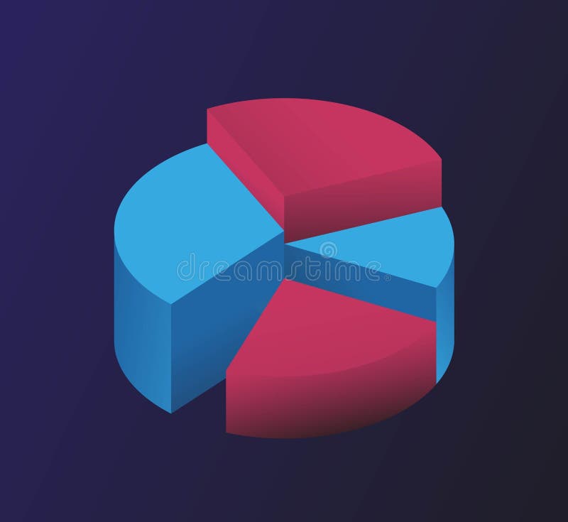 Red and blue diagram stock illustration. Illustration of element ...
