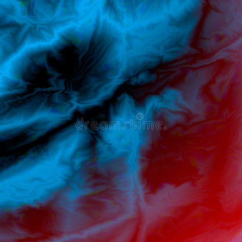Red Blue Diffusion Marble Texture Glitch Vector Background. Smooth ...