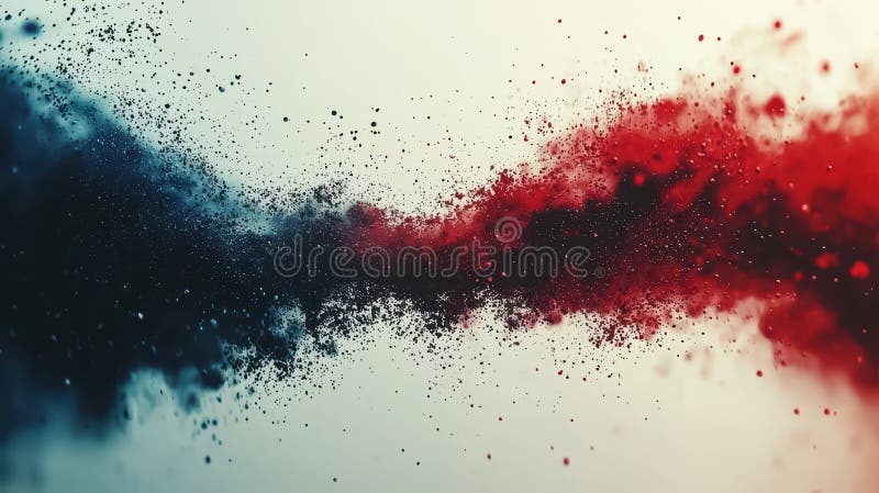 Red and Blue Explode stock illustration. Illustration of colorful ...