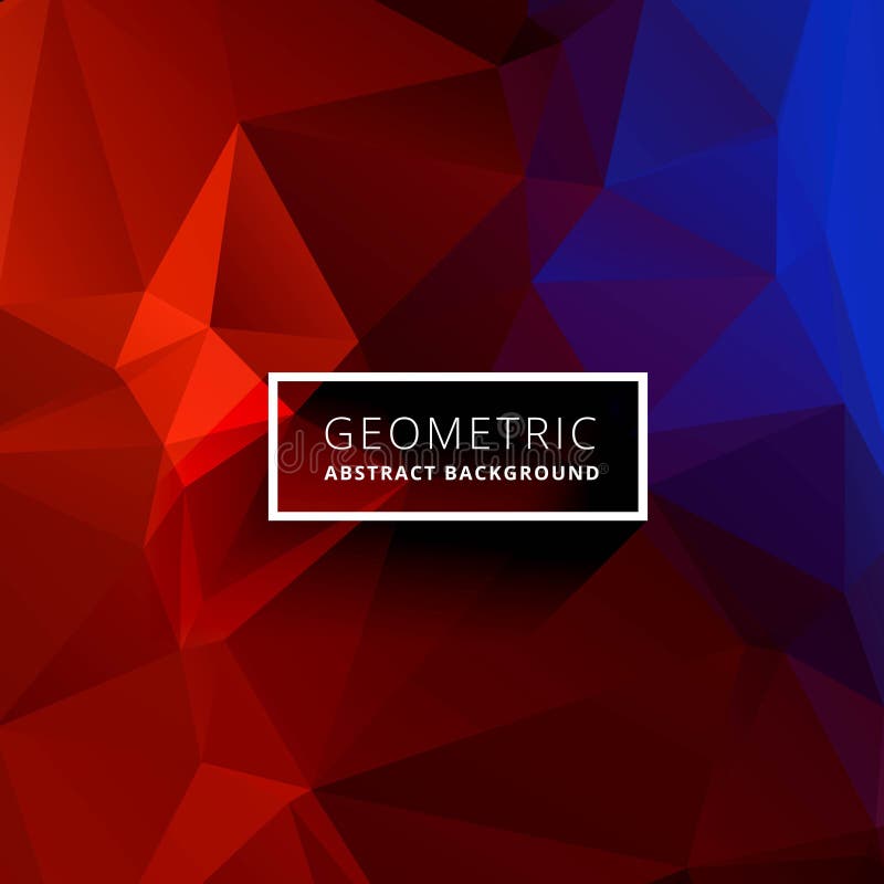 Triangle Background Red Blue Stock Illustrations – 48,220 Triangle ...