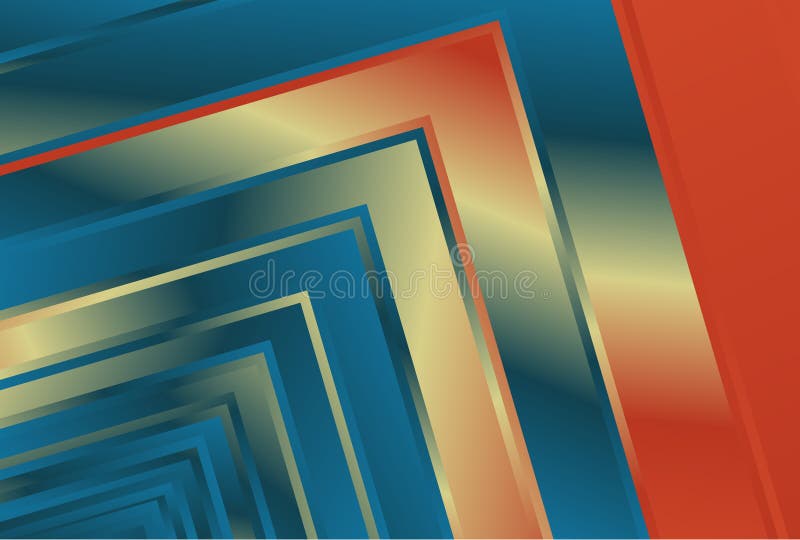 Red Blue and Gold Abstract Gradient Arrow Background Vector Beautiful ...