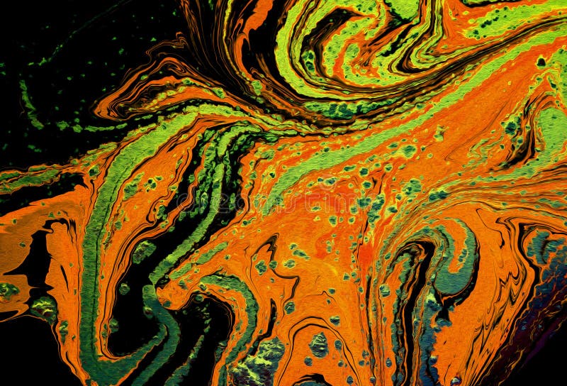 Red, Blue and Gold Abstract Paint Marble Background. Stock Photo ...