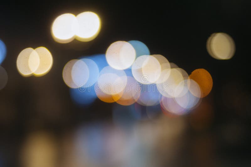 Red, Blue and Gold Light Bokeh Abstract Background Stock Image - Image ...