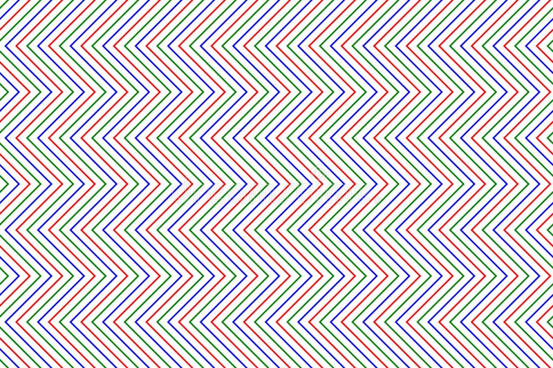 Colorful Zigzag Chevron Lines Fabric Pattern on White Background Vector ...
