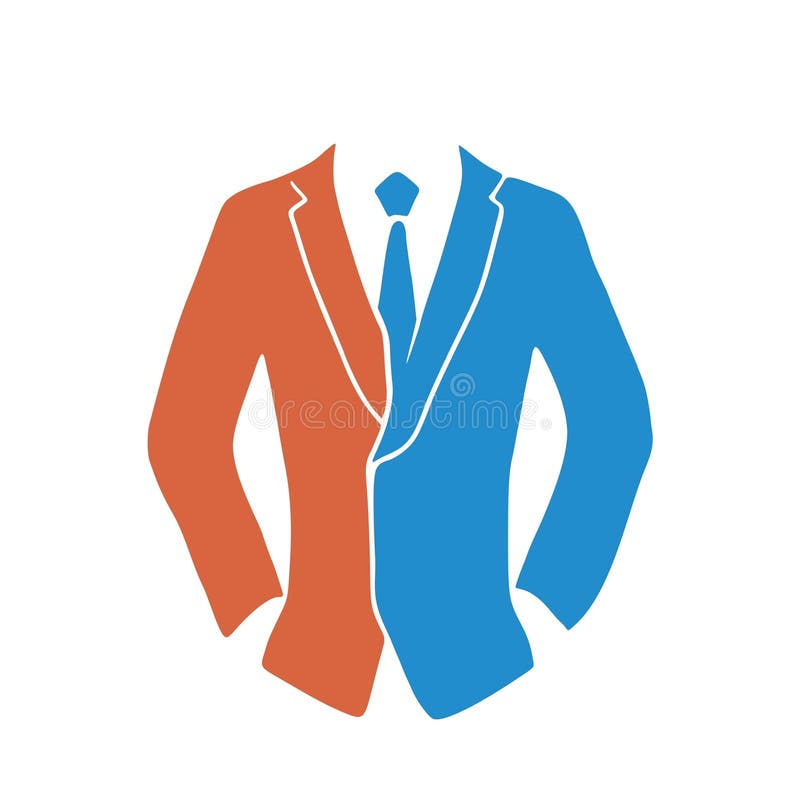 Red and blue jacket stock vector. Illustration of elegance - 349985518