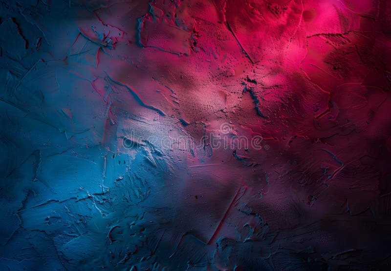 Red and Blue Light on Textured Wall Stock Illustration - Illustration ...