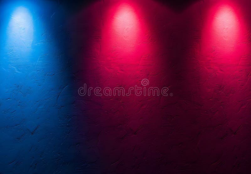 Red Blue Light Wall Minimalist Texture Stock Illustration ...