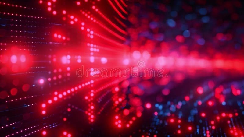 Red and Blue Lights Creating an Abstract Background. Abstract ...