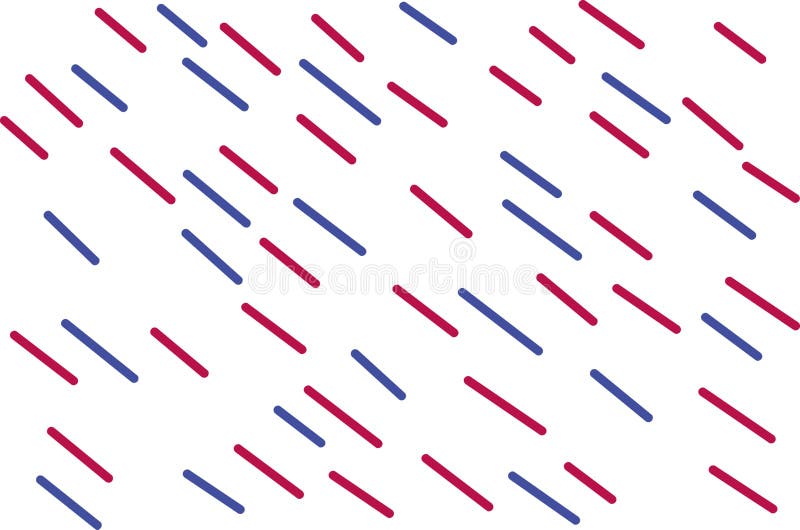 Red Blue Lines on the Wallpaper Stock Illustration - Illustration of ...