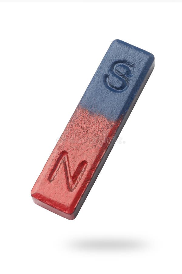Red and blue magnet stock image. Image of education - 144647321