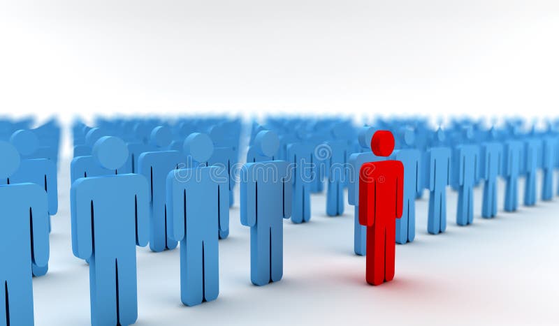 Red and blue men stock illustration. Illustration of volunteer - 18184871