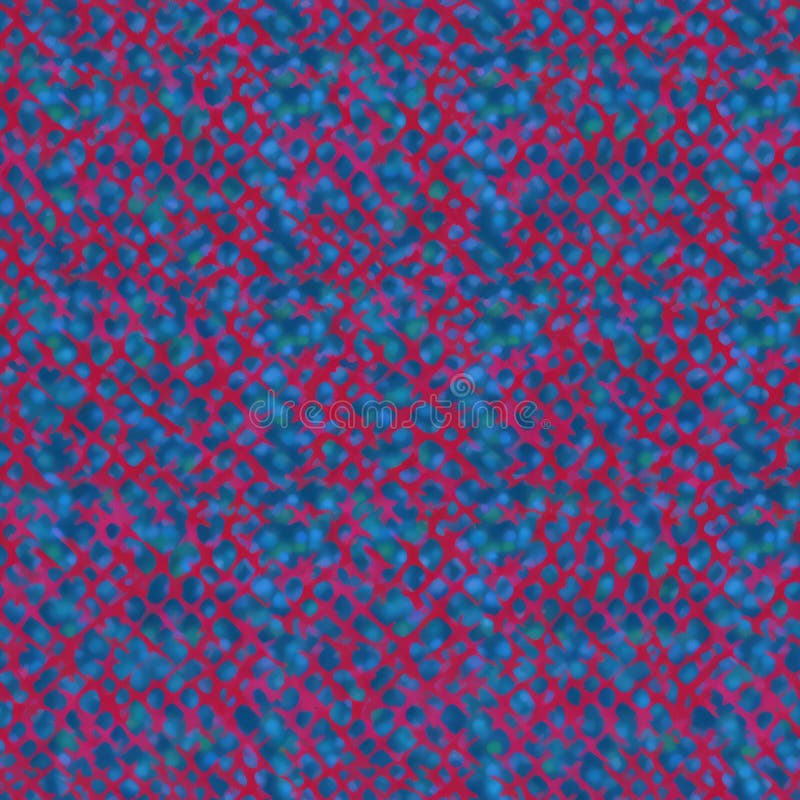 Red and Blue Mesh Pattern Design. a Mesh-like Pattern with Red ...
