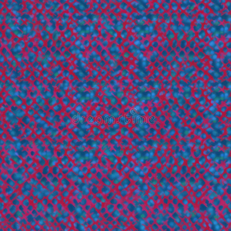 Red and Blue Mesh Pattern Design. a Mesh-like Pattern with Red ...