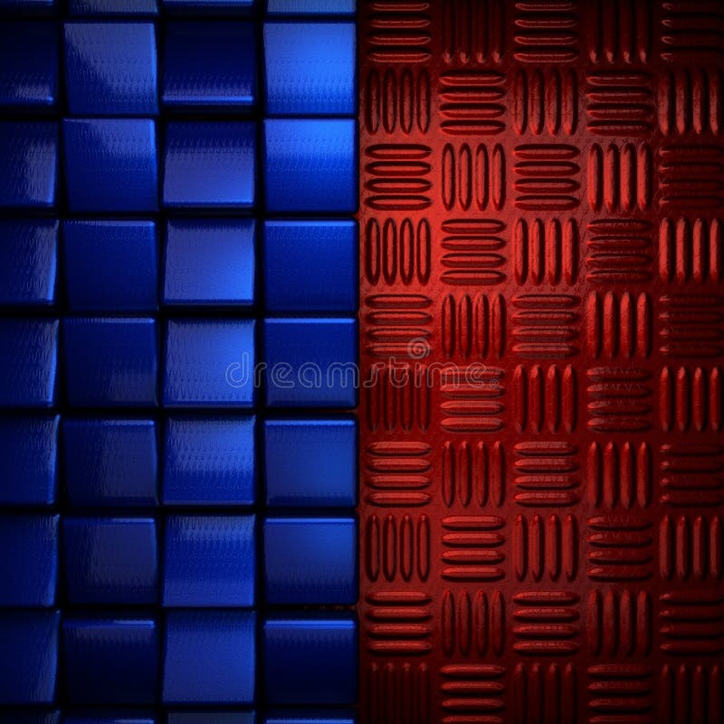 Red and Blue Metal Background Stock Illustration - Illustration of ...