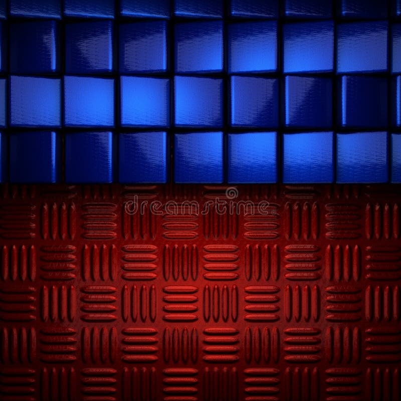 Red and Blue Metal Background Stock Illustration - Illustration of ...