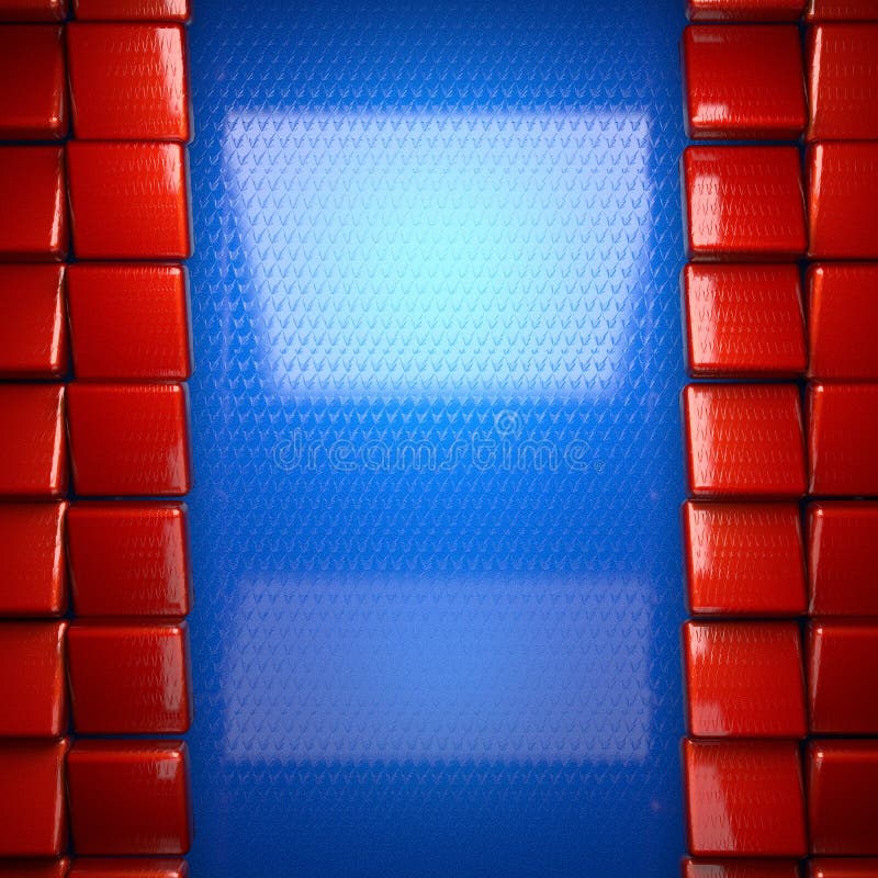 Red and Blue Metal Background Stock Illustration - Illustration of ...