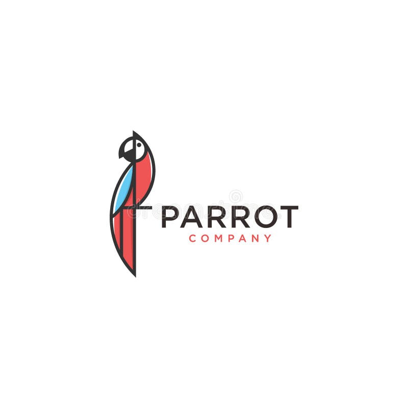 Parrot Illustration Circle Logo Stock Illustrations – 378 Parrot ...