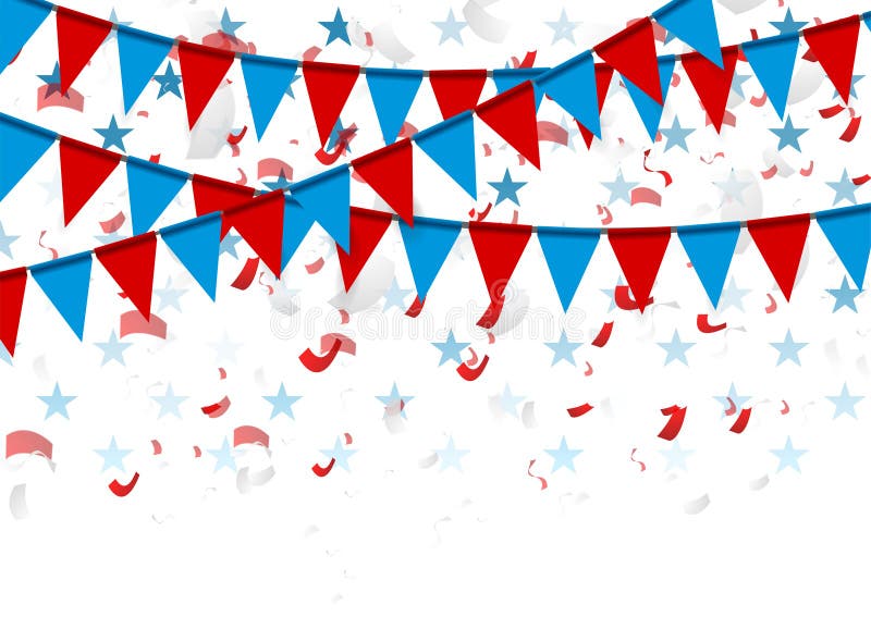 Party Flags Celebrate Bright Abstract Background Stock Vector ...