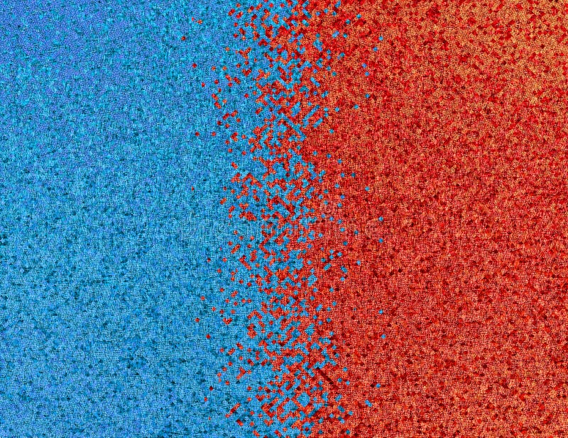 Red and Blue Pixel Abstract Background. Stock Illustration ...