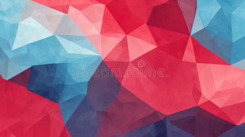 A red and blue polygons stock illustration. Illustration of pattern ...