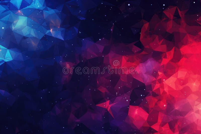 Red Blue Purple Space Background Stock Illustration - Illustration of ...