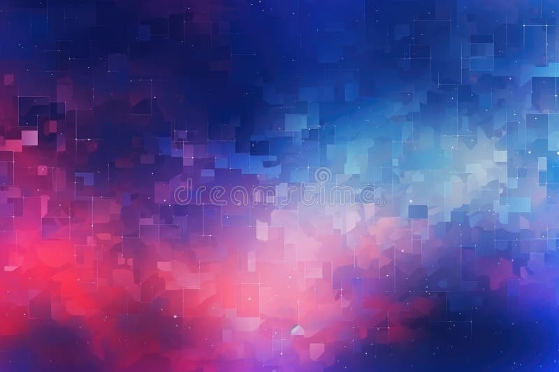 Red Blue Purple Space , Panoramic Background Generative Ai Stock ...