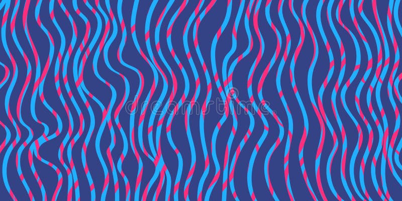 Red and Blue Retro Style Wallpaper, Geometric Background Design with ...