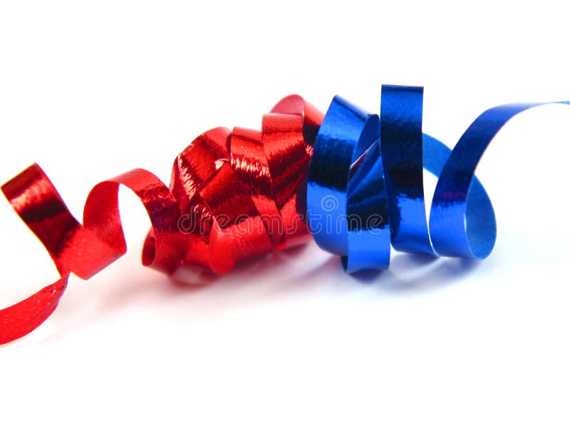 Blue ribbon crossing stock photo. Image of birthday, texture - 220440