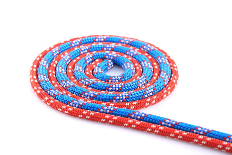 Red blue rope spiral stock image. Image of friendship - 23764761