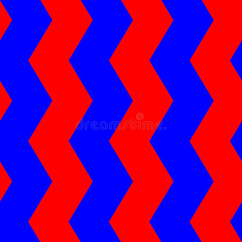 Red and Blue Seamless Vector Graphic Consisting of Alternate Coloured ...