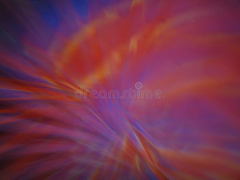 Red and Blue Shaded Shot of Intersecting Refracted Abstract Light ...