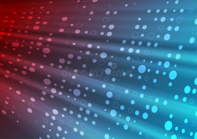 Red Blue Shiny Tech Abstract Background with Circle Particles Stock ...