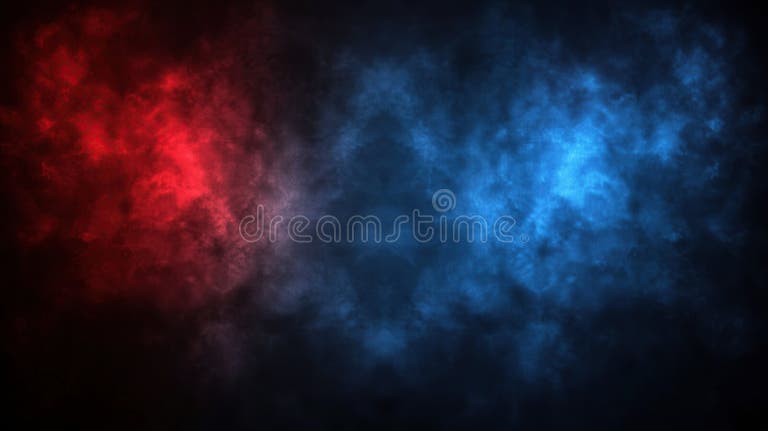 Red Blue Smoke Clouds Studio Backdrop Design Stock Photo - Image of ...