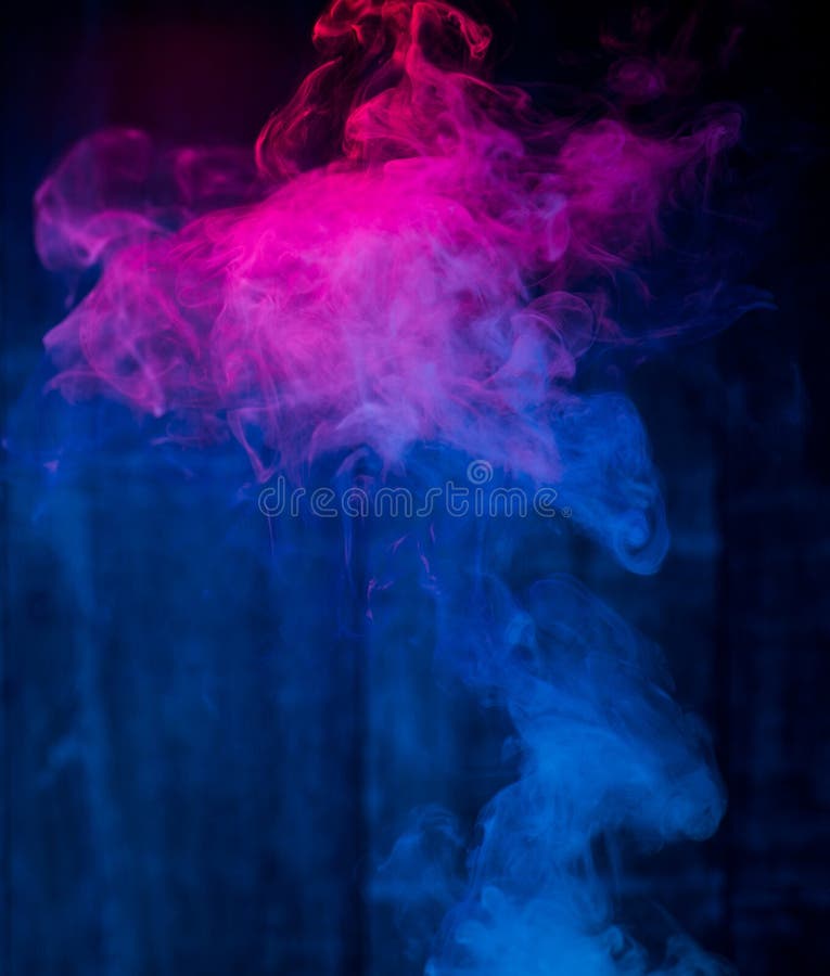 Red and Blue Smoke Patterns Stock Photo - Image of evaporation, explode ...