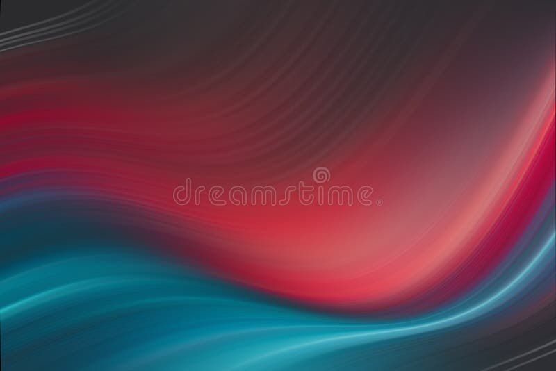 Red and Blue Soft Waves. Abstract Background for Use in Design, Web ...