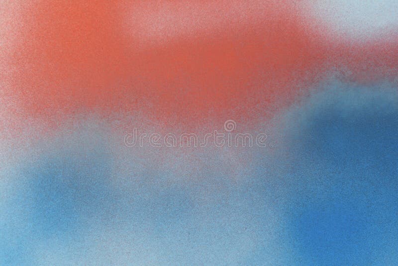 Red and Blue Spray Paint on Blue Background Stock Image - Image of ...