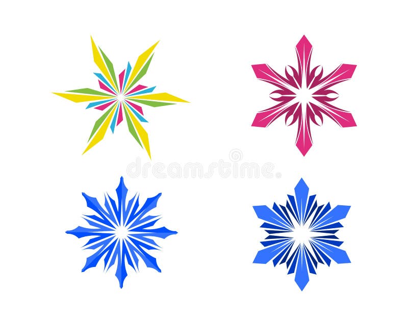 Red and Blue Star Falcon Logo Template Vector Icon Stock Vector ...