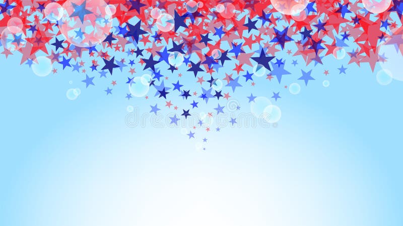 Red and Blue Stars Isolated on White Background Vector Stock Vector ...