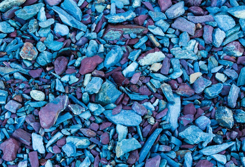 Red and Blue Stone Chips stock image. Image of background - 41048615