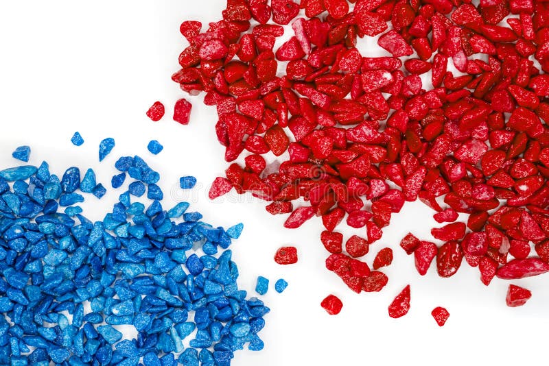 Red and blue stones stock image. Image of game, gemstone - 230768547